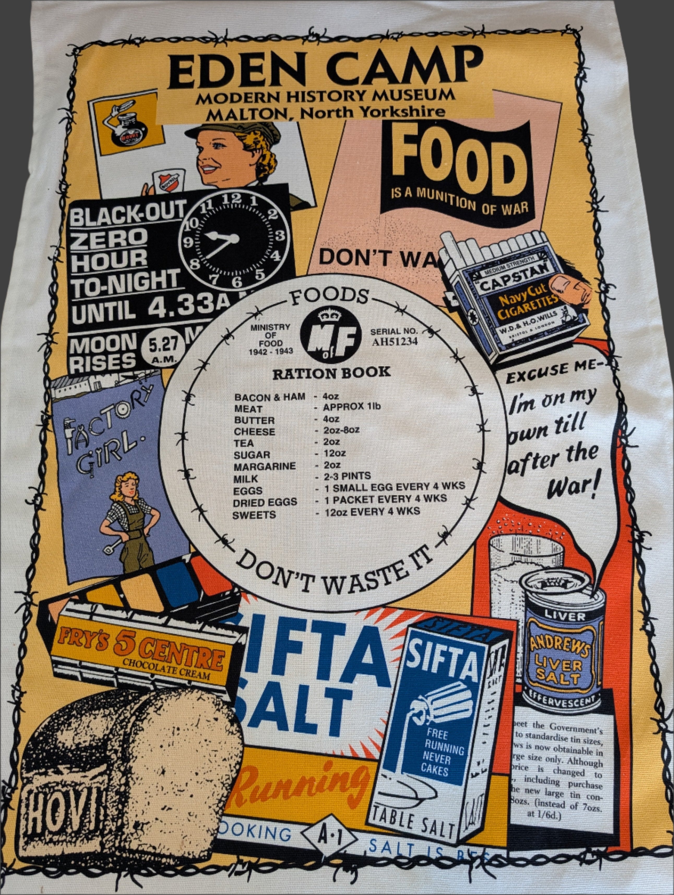 Eden Camp Tea Towel – Eden Camp Shop